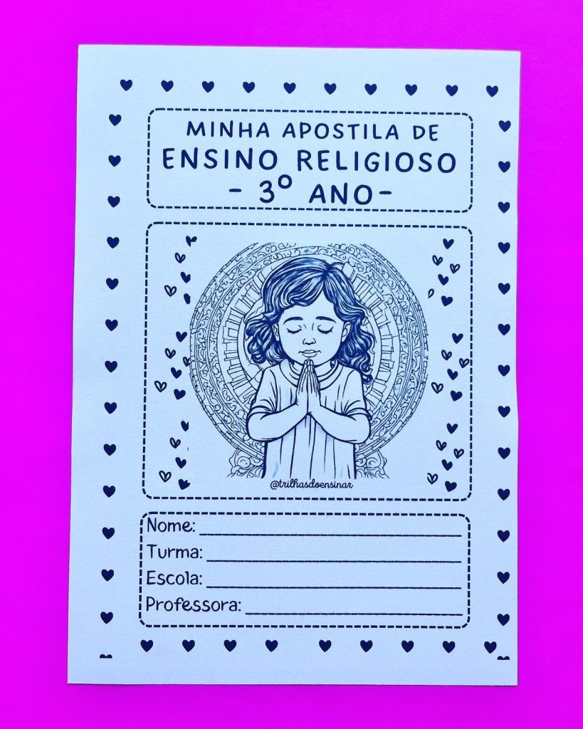 APOSTILA ENSINO RELIGIOSO – 3° ANO – TRILHAS DO ENSINAR